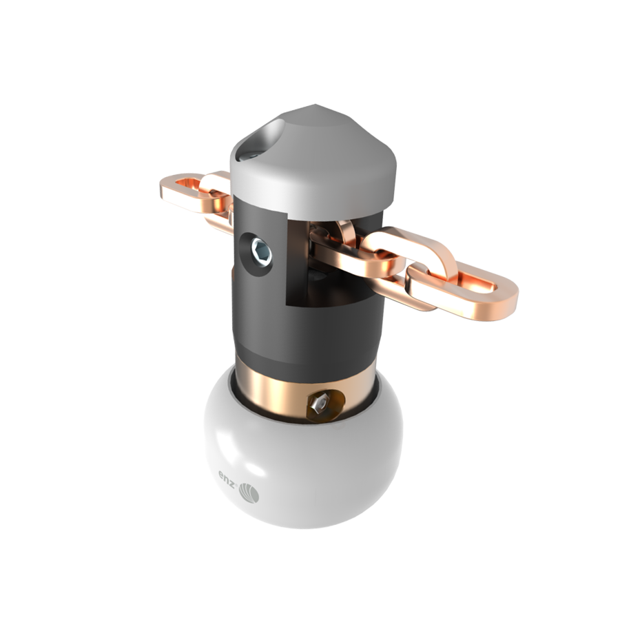 1/4" ENZ Chain Flail Pipe Scraper — US Jetting